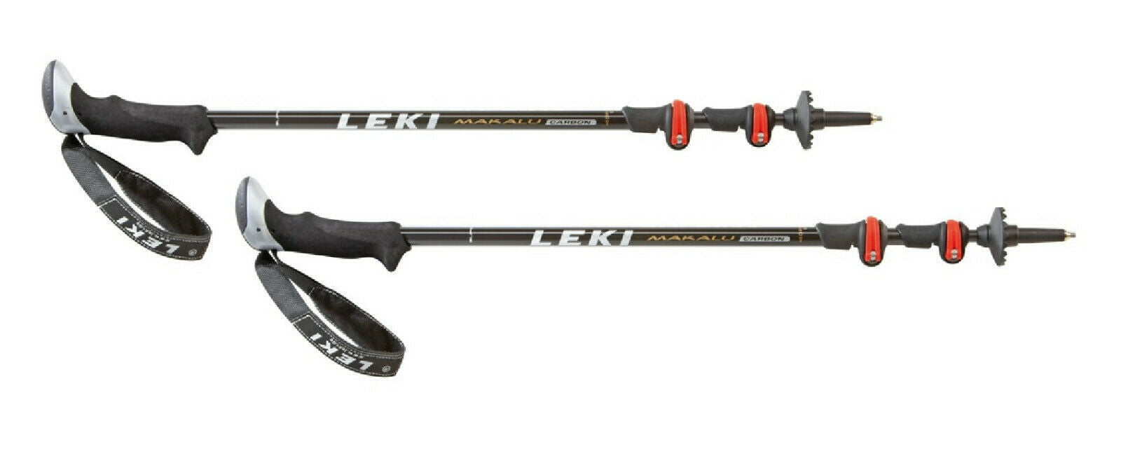 LEKI Carbonlite (635-2131) Trekking Stöcke Ultralite Speed Lock anthra ...